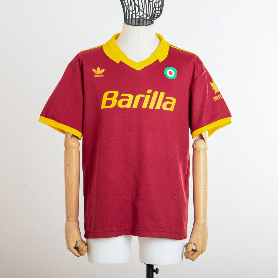 maglia home roma adidas barilla 1991/1992 mc