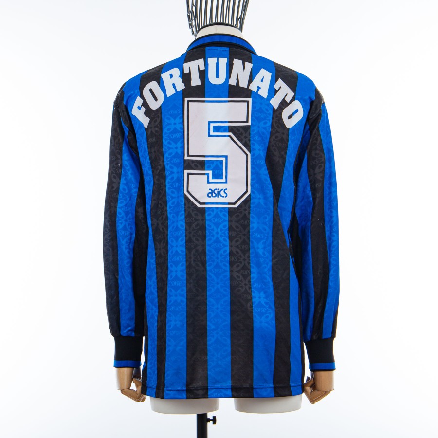 1995/1996 Atalanta Asics Fortunato 5 Home Jersey