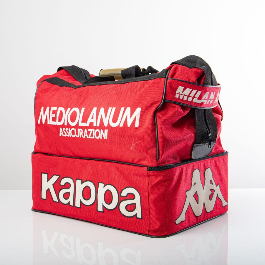 1987/1988 ac milan kappa mediolanum duffle bag