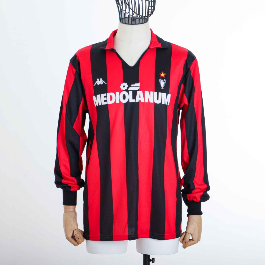 Milan Kappa Mediolanum 1989/1990 Intercontinental Cup home shirt – LE 7 ...