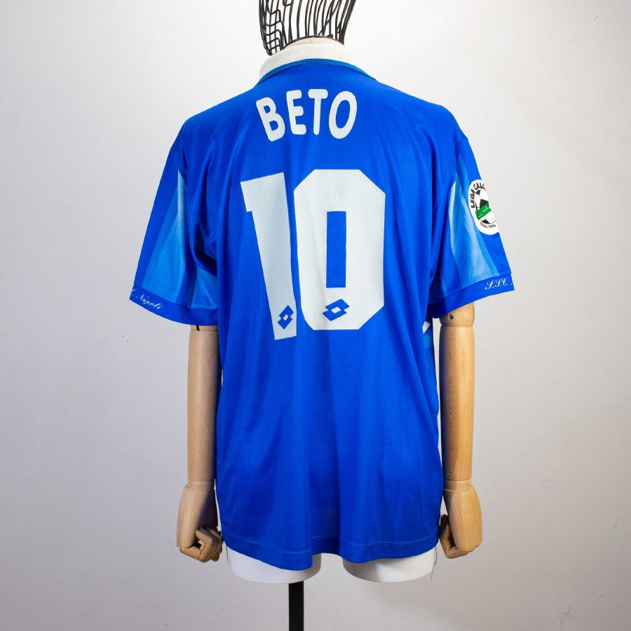 MAGLIA HOME NAPOLI LOTTO 1996/1997 10 BETO