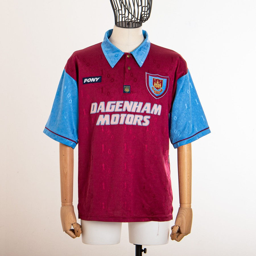 west ham home jersey pony 1995/1996